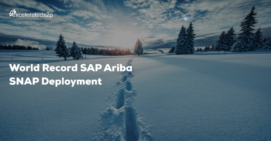 Insights into achieving the world record SAP ARIBA SNAP deployment and ...